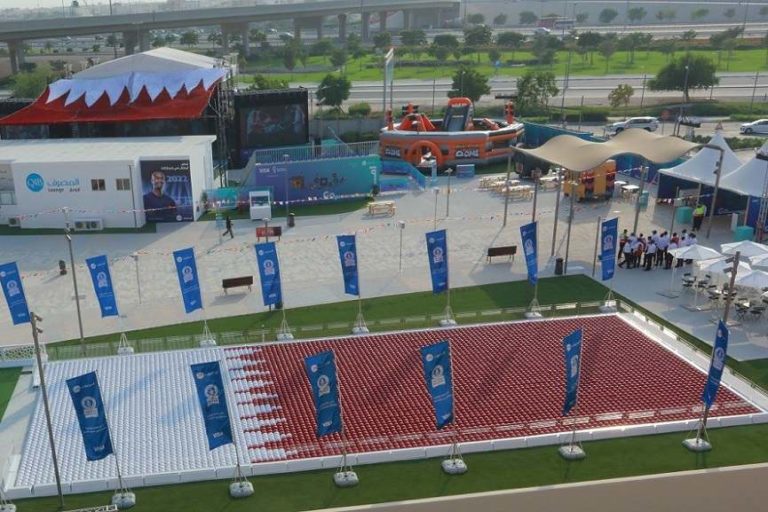 Qatar QIB sets new Guinness World Record with largest football mosaic ...
