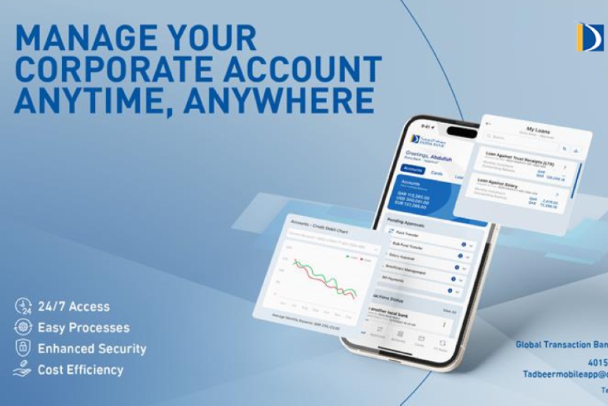 Doha Bank rolls out new 'Corporate Mobile Banking App'