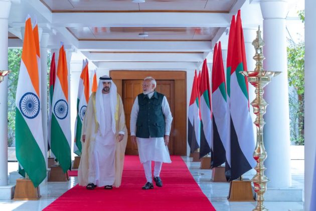 Sheikh Hamdan meets Narendra Modi to strengthen relations