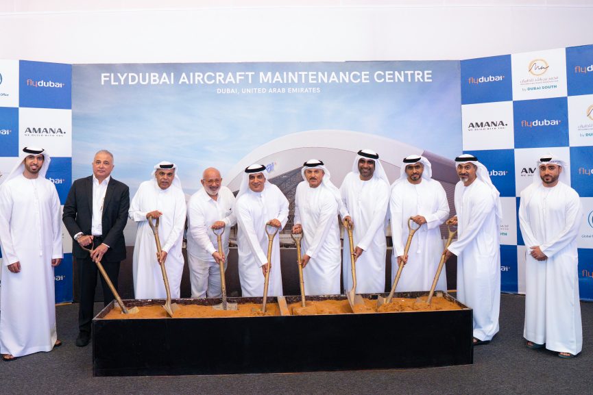flydubai breaks ground for Aircraft Maintenance Center