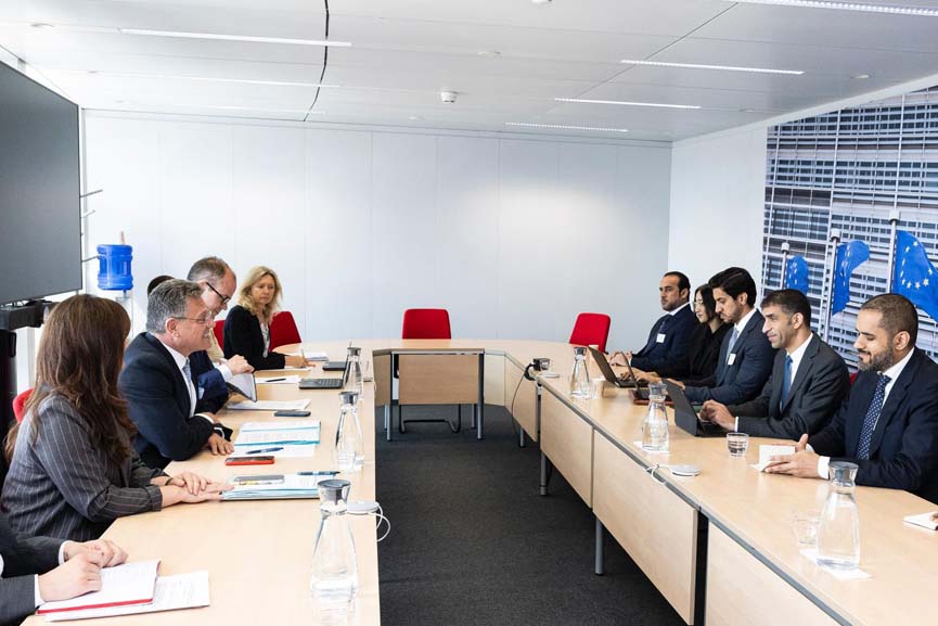 UAE explores ways to bolster bilateral relations with EU