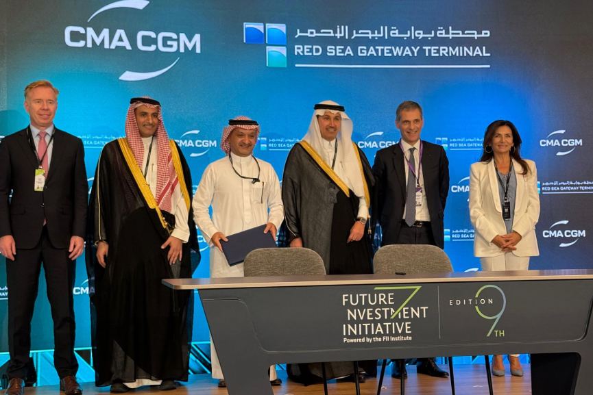 Red Sea Gateway Terminal signs agreement with CMA CGM