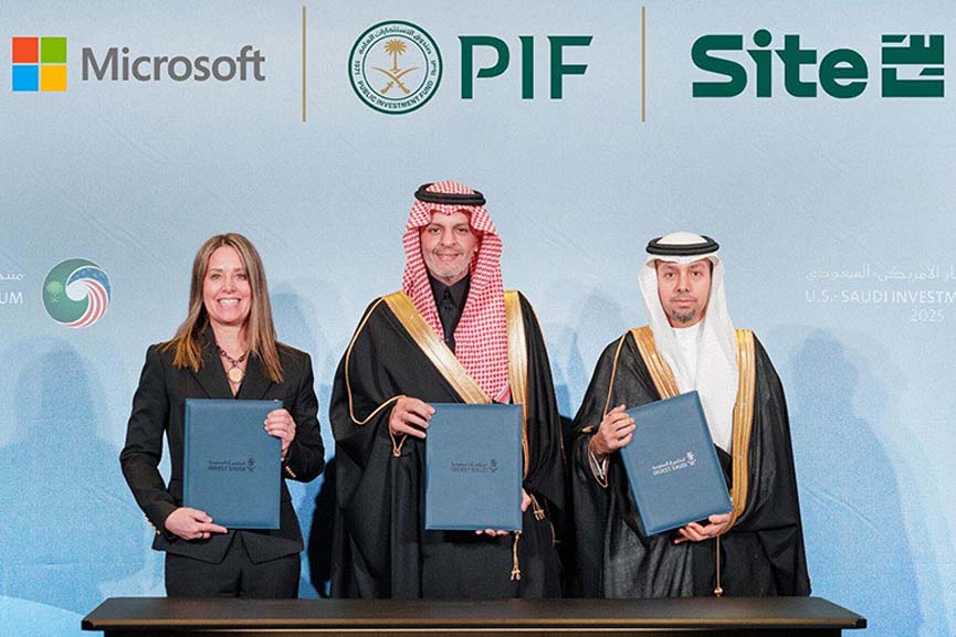 PIF, SITE and Microsoft ink MoU to bring sovereign cloud services to KSA