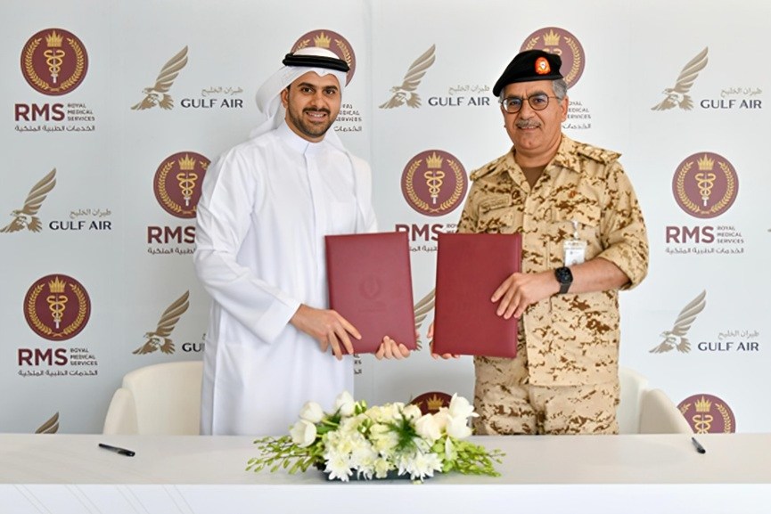 Royal Medical Services signs agreement with Gulf Air