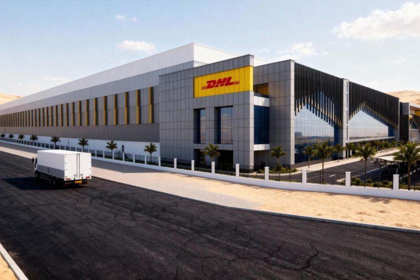 DHL Innovation Center and logistics warehouse in Dubai South